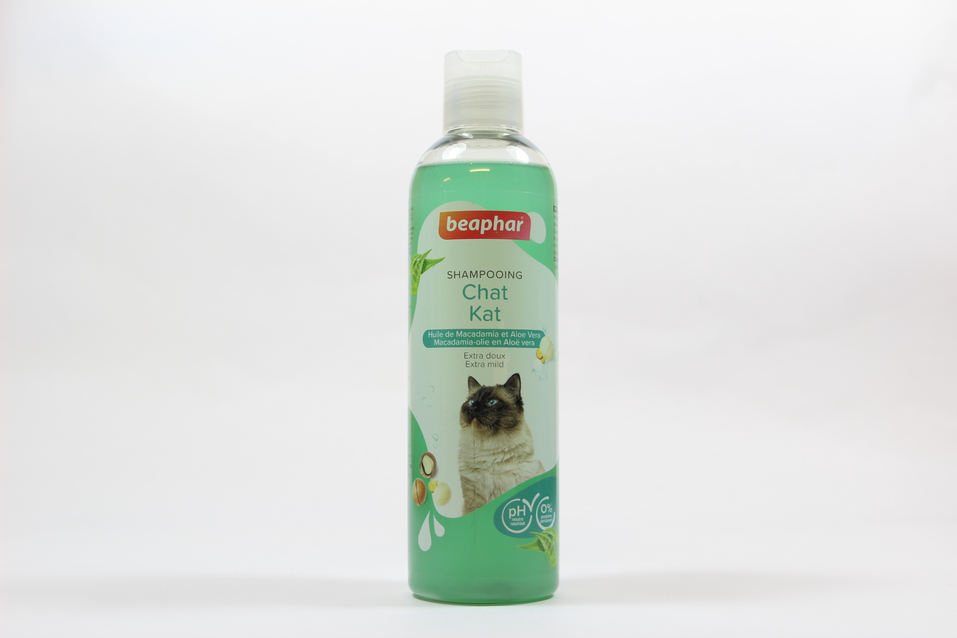 Shampoo kat Macadamia en Aloë Vera (250ml) - De Groene Luifel - Webshop