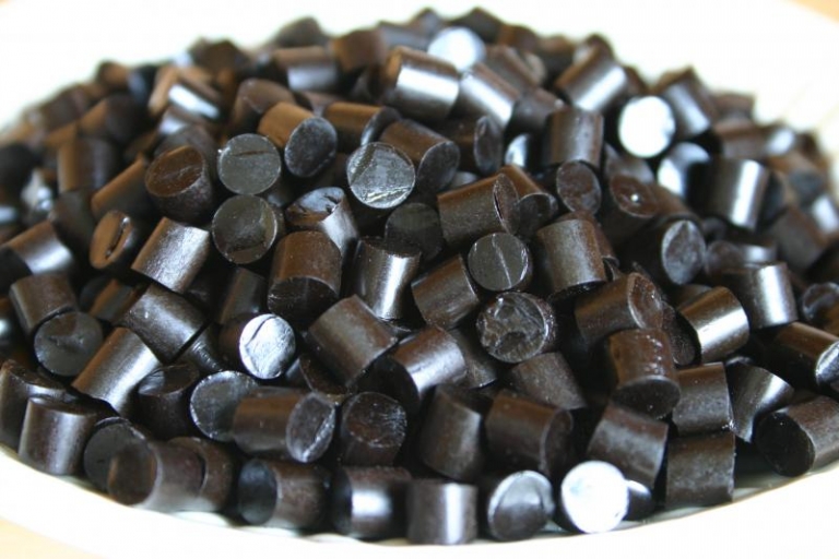 Laurierdrop stukjes (150gr) - De Groene Luifel - Webshop