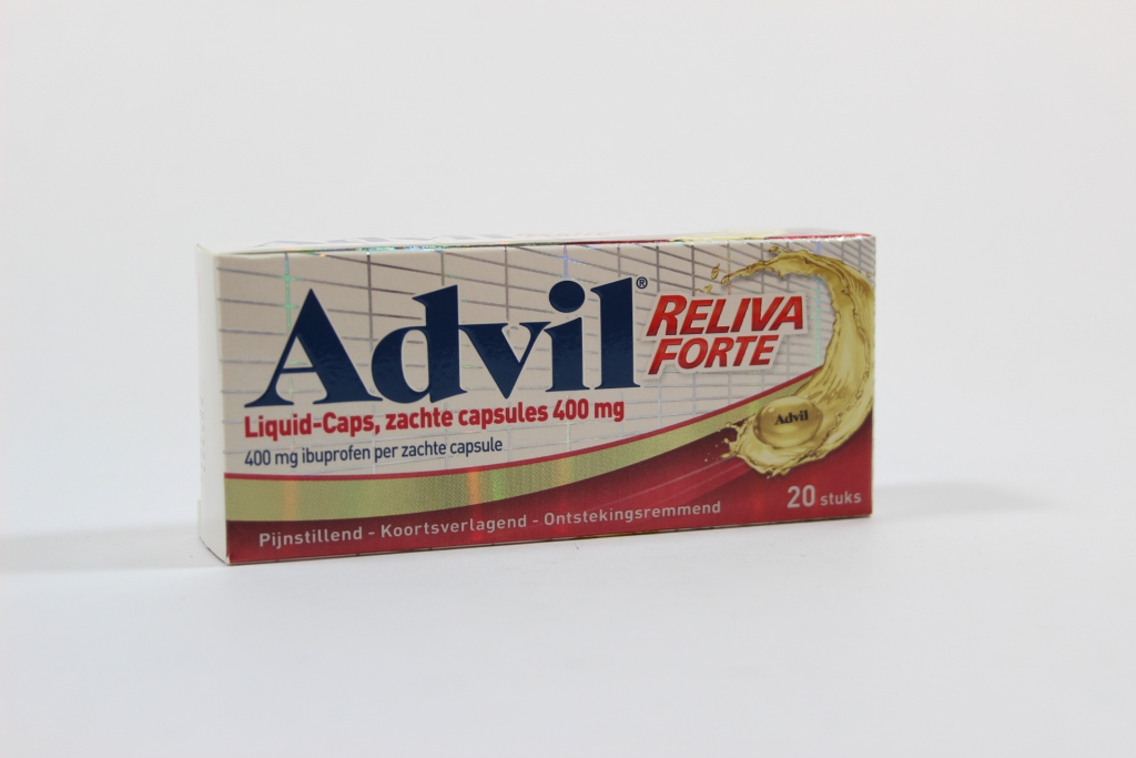 Advil Reliva Forte 400mg (20 zachte capsules) - De Groene Luifel - Webshop