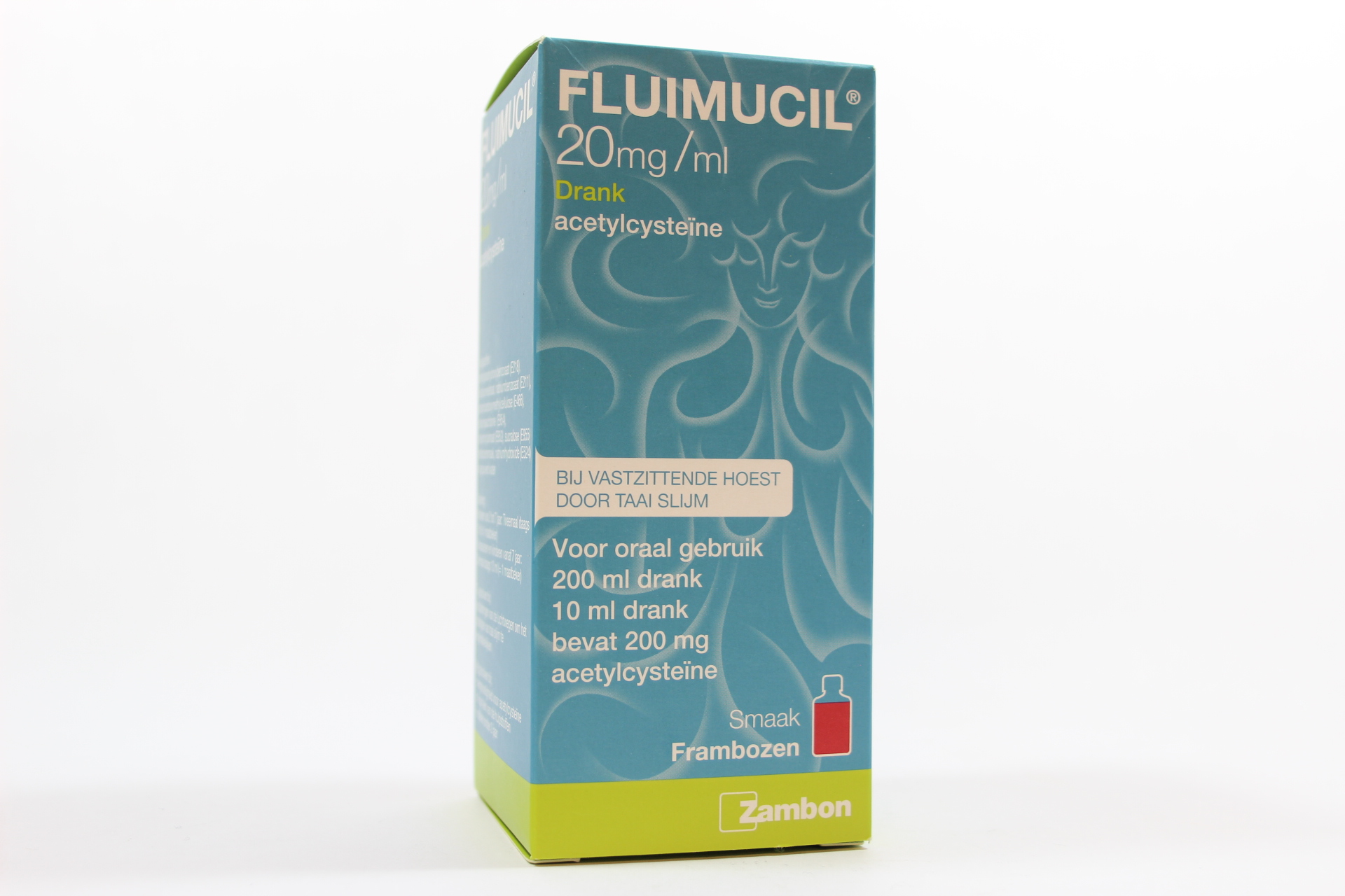 Fluimucil 20mg framboos (200ml) – De Groene Luifel – Webshop
